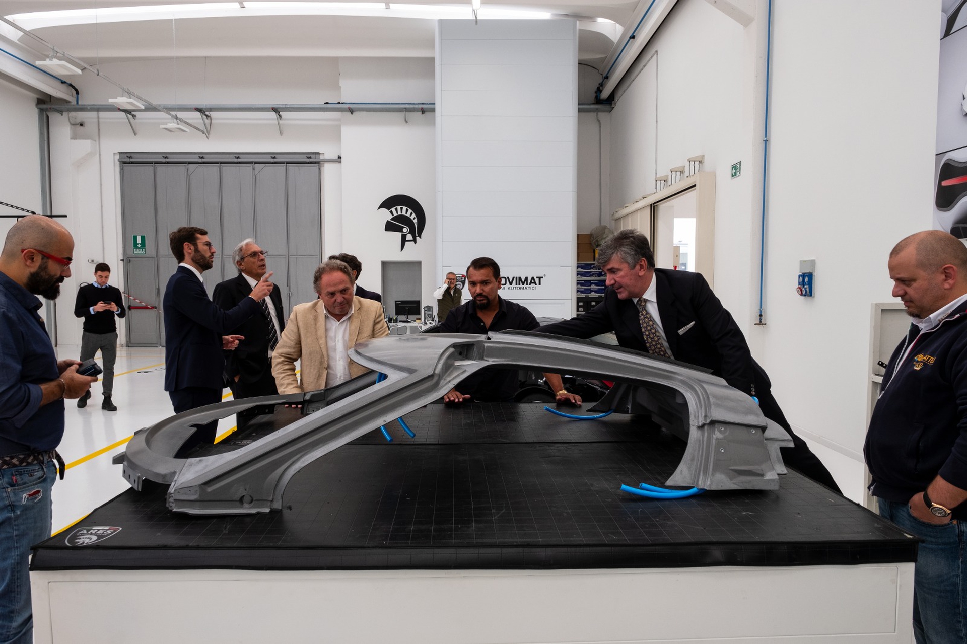 ARES Modena - Visit of the ARES S1 suppliers to ARES Modena