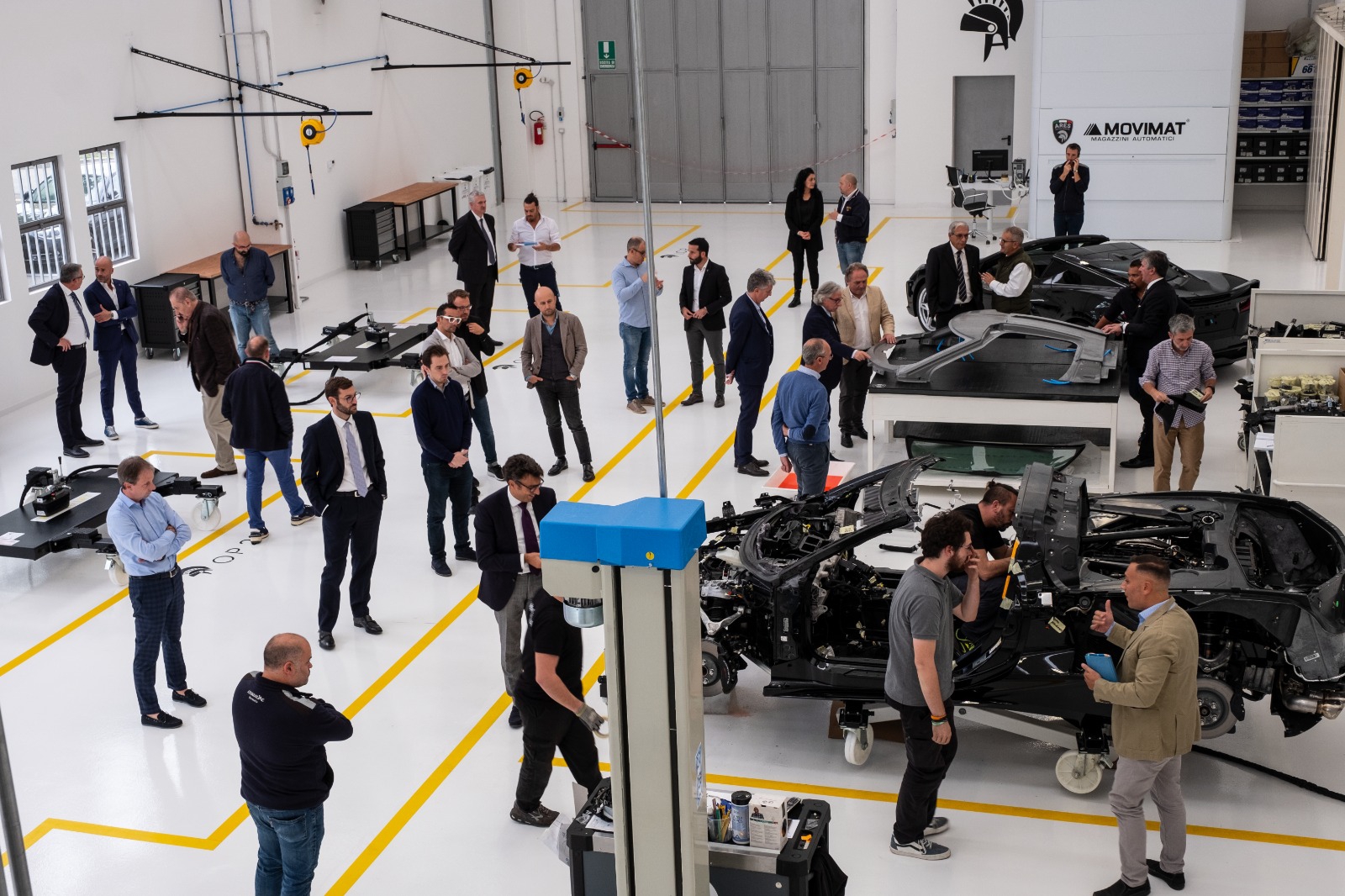 ARES Modena - Visit of the ARES S1 suppliers to ARES Modena